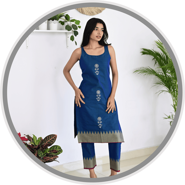 Taram: Ethnic Wear for Women - Crop Tops, Co-ord Sets, Kurthas & More